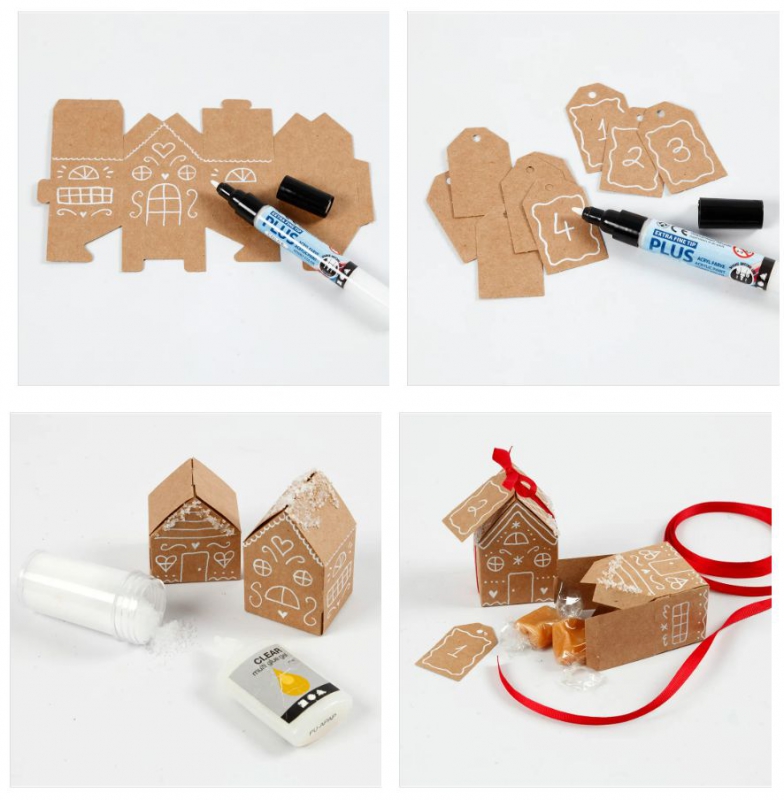 Knutsel idee maak je eigen adventskalender - vouw pakket - creaknutselen.nl